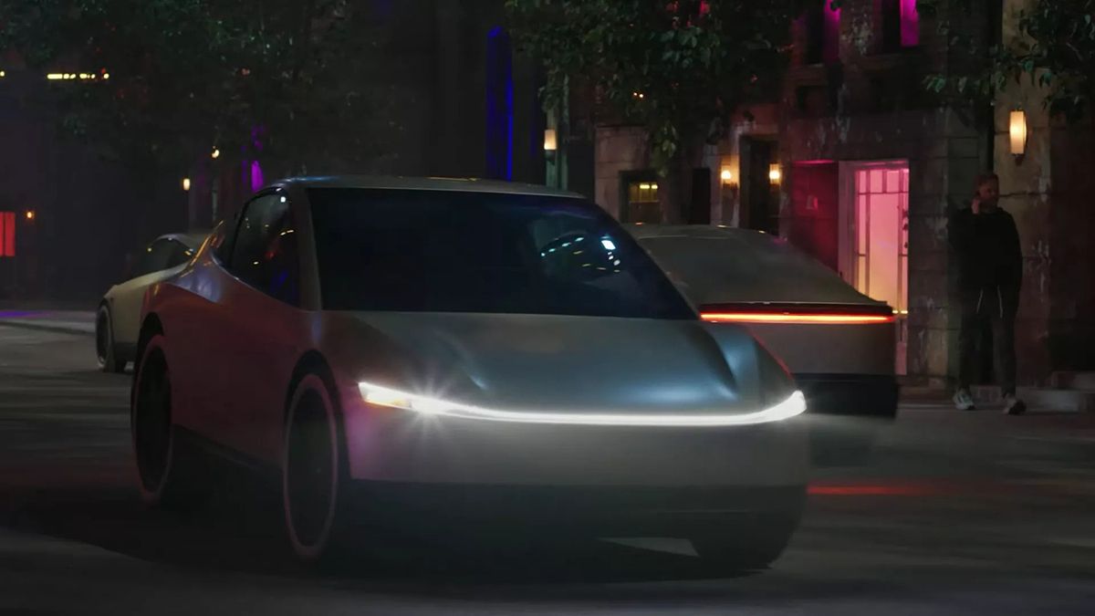 Представлено роботаксі Tesla Cybercub автобус Robovan: фото - Auto24